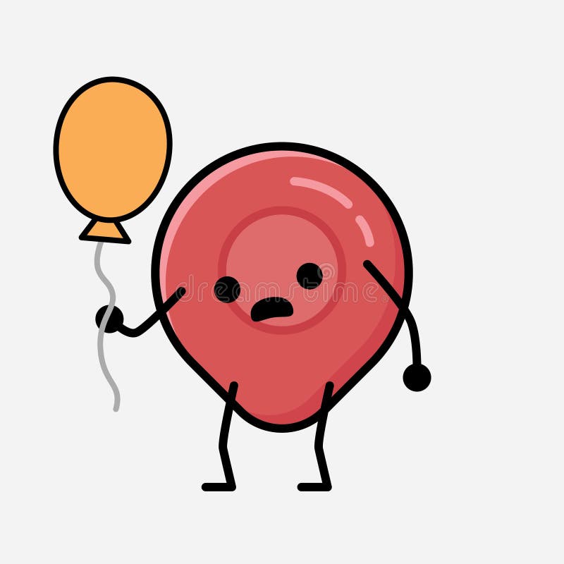 Cute Pin Point Icon Mascot Vector Character in Flat Design Style Stock ...