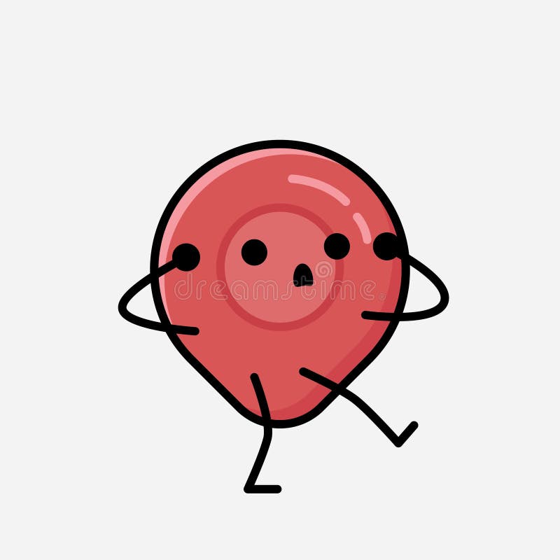 Cute Pin Point Icon Mascot Vector Character in Flat Design Style Stock ...