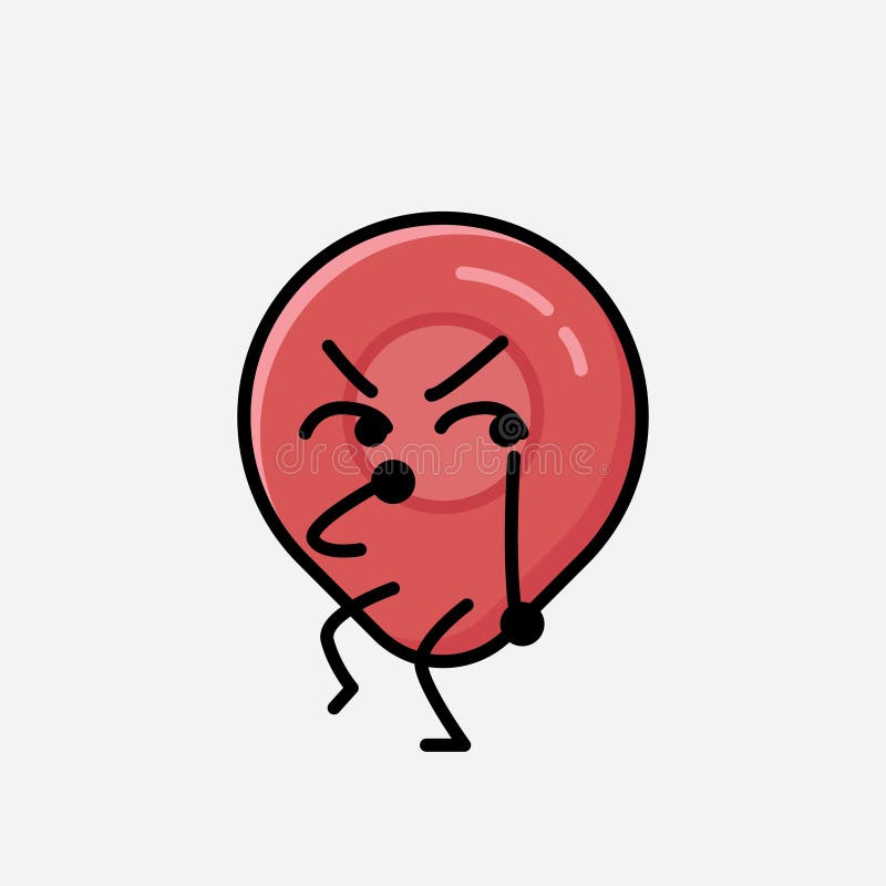 Cute Pin Point Icon Mascot Vector Character in Flat Design Style Stock ...