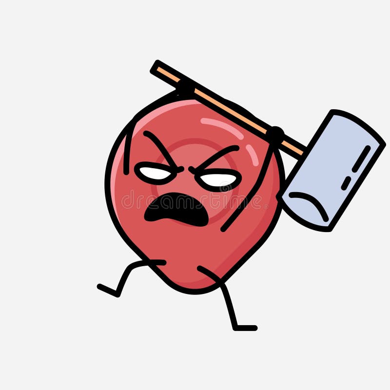 Cute Pin Point Icon Mascot Vector Character in Flat Design Style Stock ...