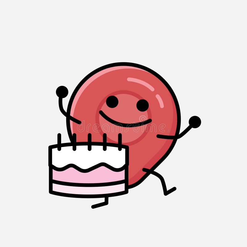 Cute Pin Point Icon Mascot Vector Character in Flat Design Style Stock ...