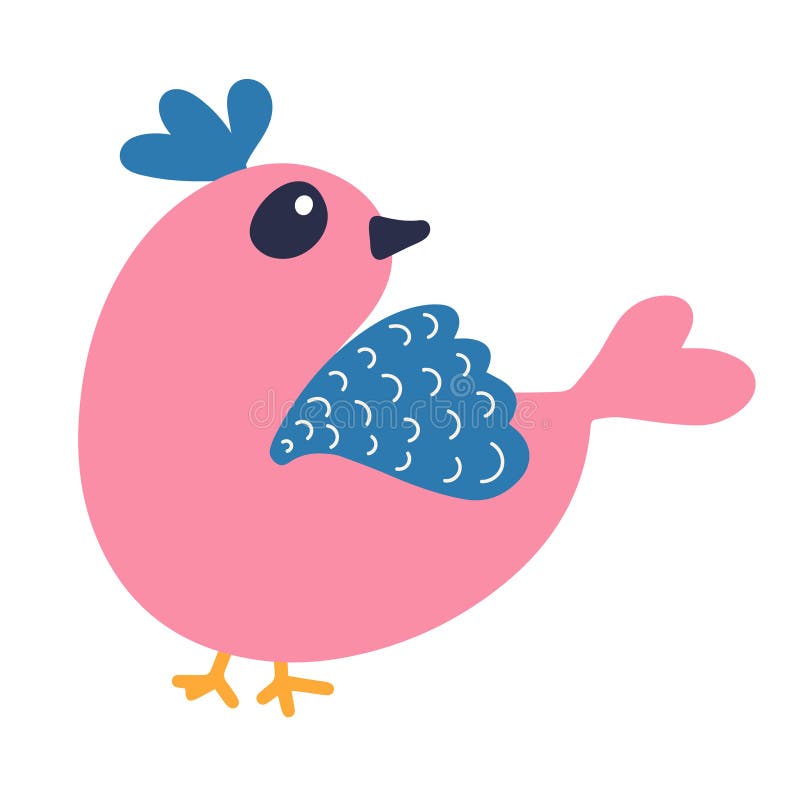 Pink Bird Wing Icon Cartoon Style Stock Illustrations – 622 Pink Bird ...