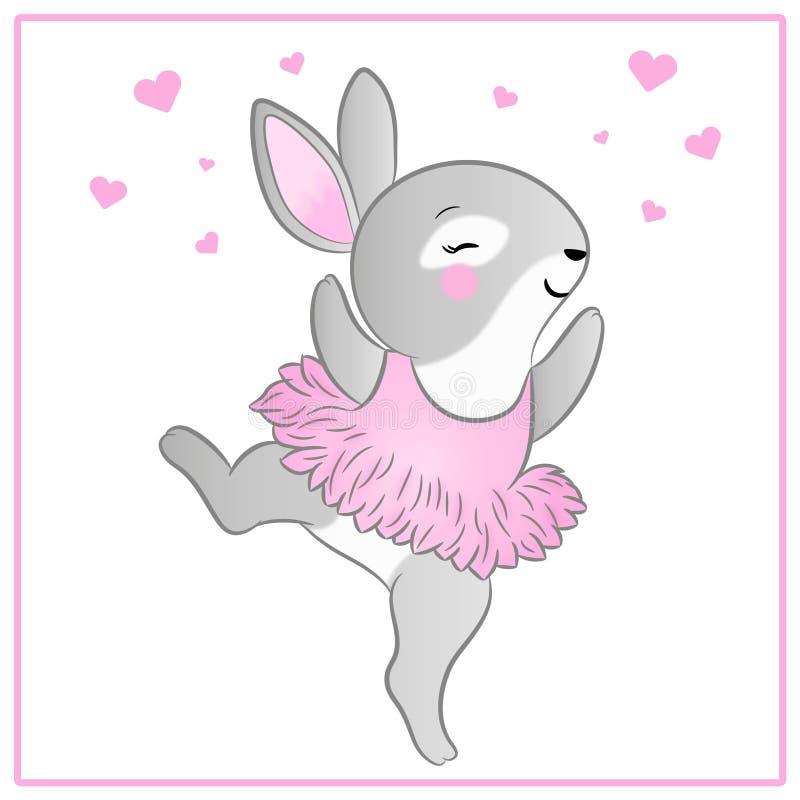 Dancing Pink Bunny Cartoon Stock Illustrations – 259 Dancing Pink Bunny ...
