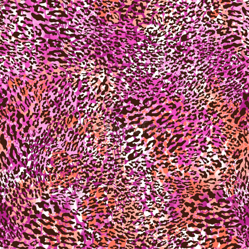 Cute Pink Leo - Seamless Background Picture. Image: 32259741