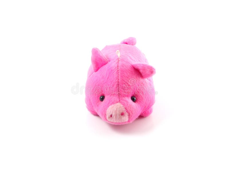 Cute pink pig doll stock photo. Image of doll, pink, gift - 49282854