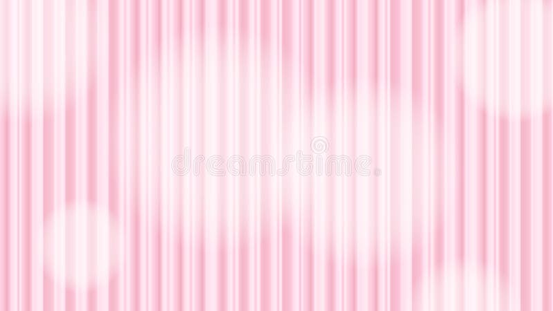 Cute Pink Satin Fabric Curtains Illuminated by Multiple Lights Stock ...