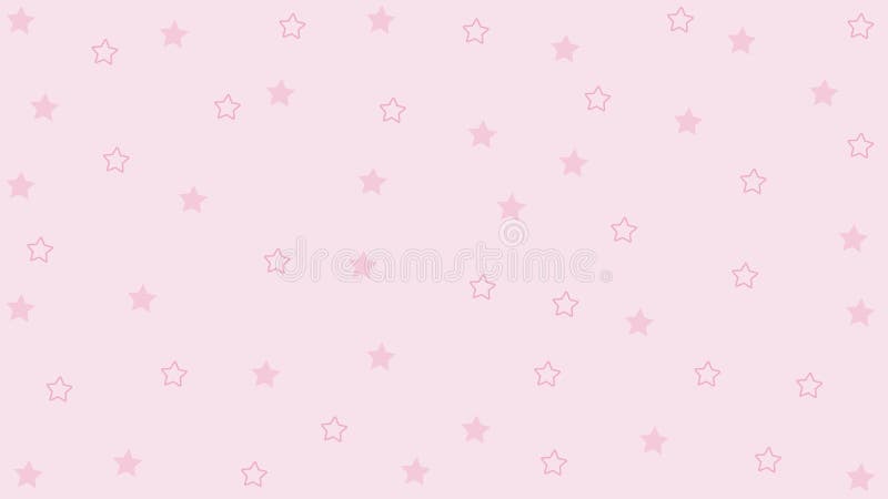 Cute Pink Star Shape on Pink Background, Perfect for Wallpaper ...