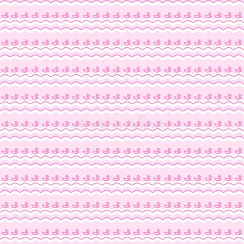 Cute Pink Seamless Pattern. Endless Texture Stock Illustration ...