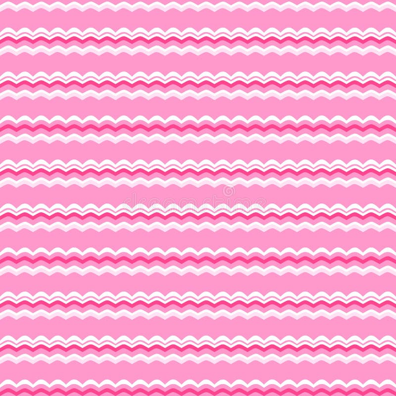 Cute Pink Vector Seamless Pattern. Endless Texture Stock Vector ...