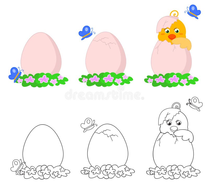 Bird Breaking Out Shell Stock Illustrations – 12 Bird Breaking Out ...