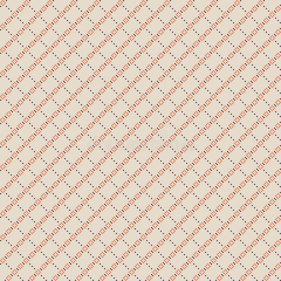 Cute Pixelated Pattern with Simple Geometric Shapes Stock Vector ...