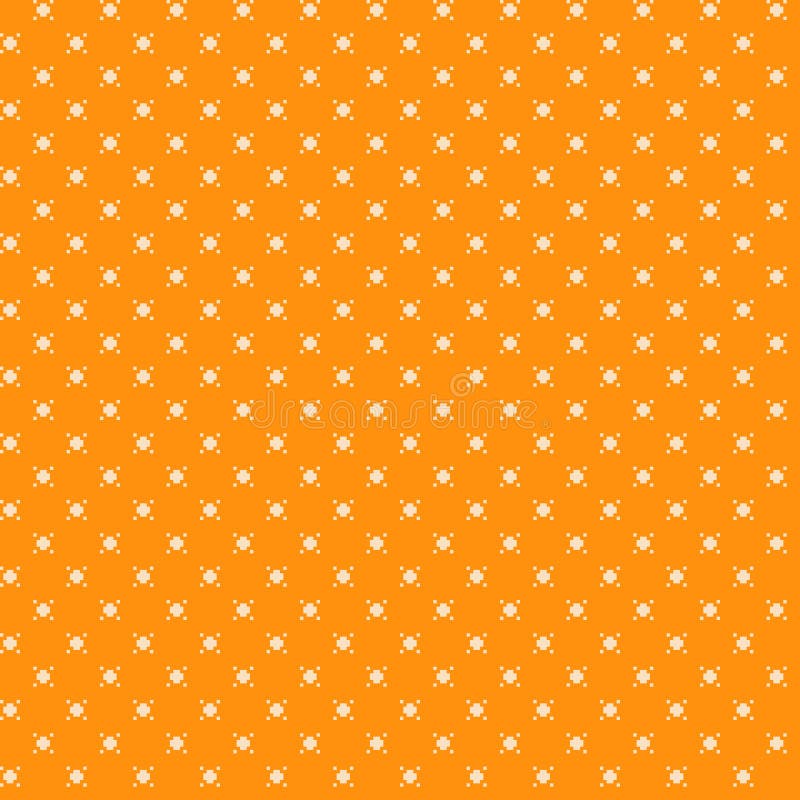 Cute Pixelated Pattern with Simple Geometric Shapes Stock Vector ...