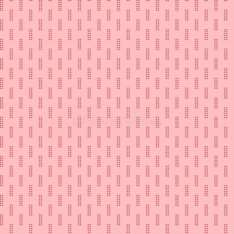Cute Pixelated Pattern with Simple Geometric Shapes Stock Vector ...