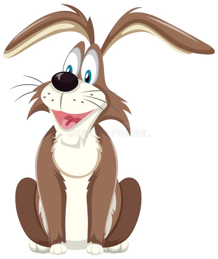 Set of Rabbit Cartoon in Different Pose Stock Vector - Illustration of ...