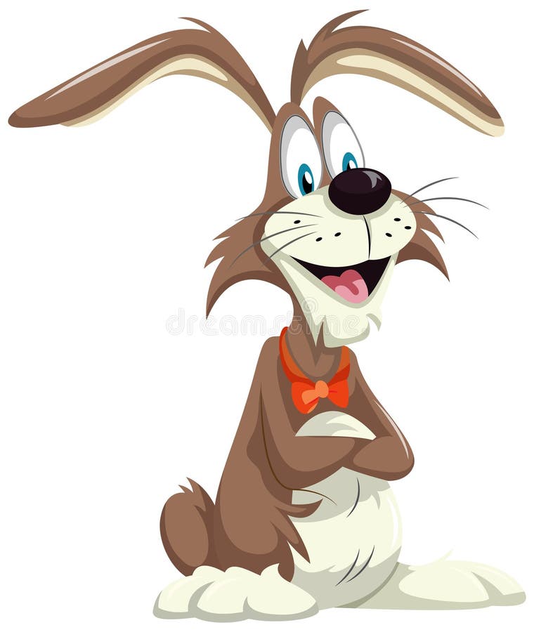 Set of Rabbit Cartoon in Different Pose Stock Vector - Illustration of ...