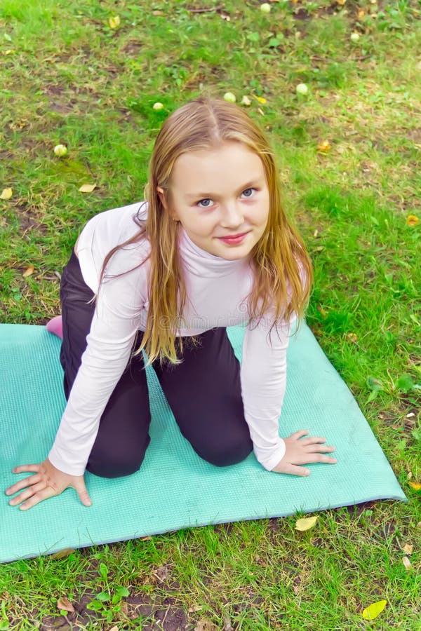 Cute playing girl stock photo. Image of action, sports - 51700718