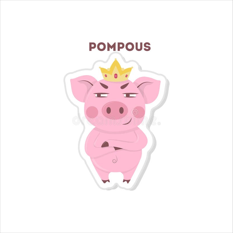 Pompous Pig Stock Illustrations – 4 Pompous Pig Stock Illustrations ...
