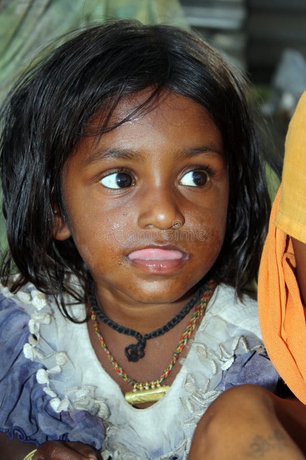 Cute Poor Girl stock photo. Image of orphans, asian, sick - 8551748