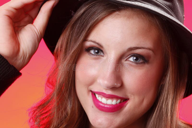 Cute portrait stock image. Image of girl, female, head - 15531501