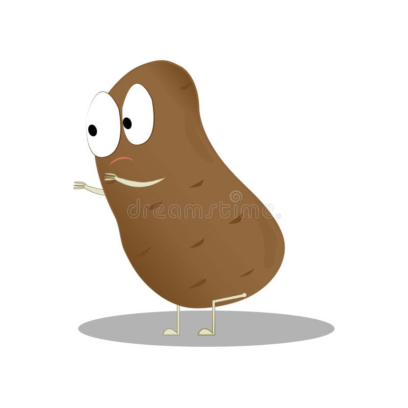 Cute Potato Chef Cartoon Character Stock Vector - Illustration of color ... Cute Potato Chef Cartoon Character Stock Vector - Illustration of color ...
