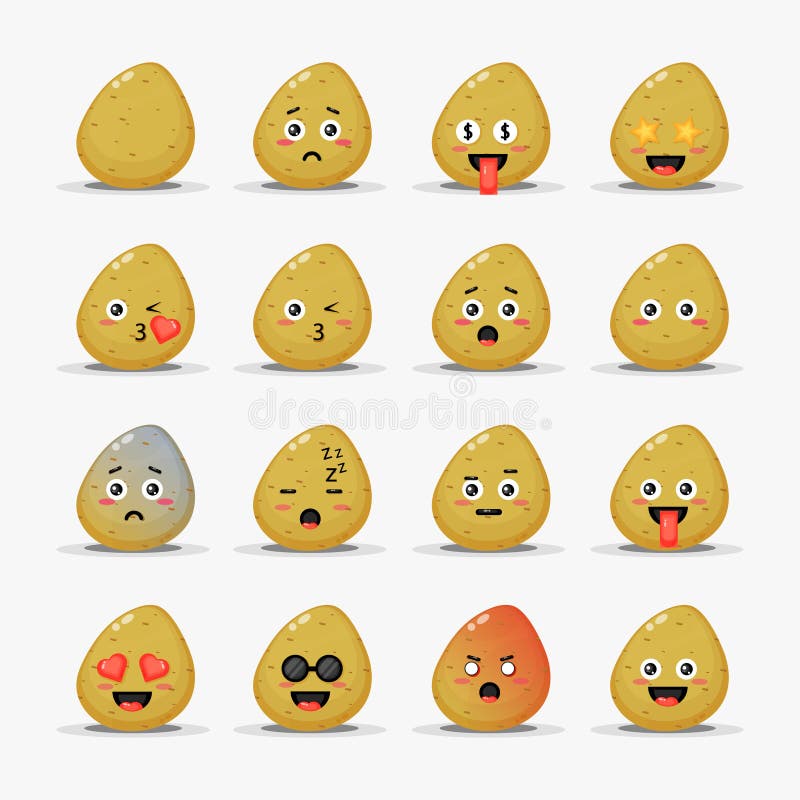 Emoji Potatoes Stock Illustrations – 119 Emoji Potatoes Stock ...