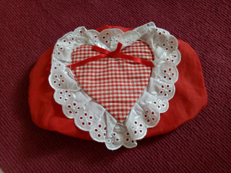 A Cute Pretty Red Tissue Box on a Red Carpet Stock Photo - Image of ...