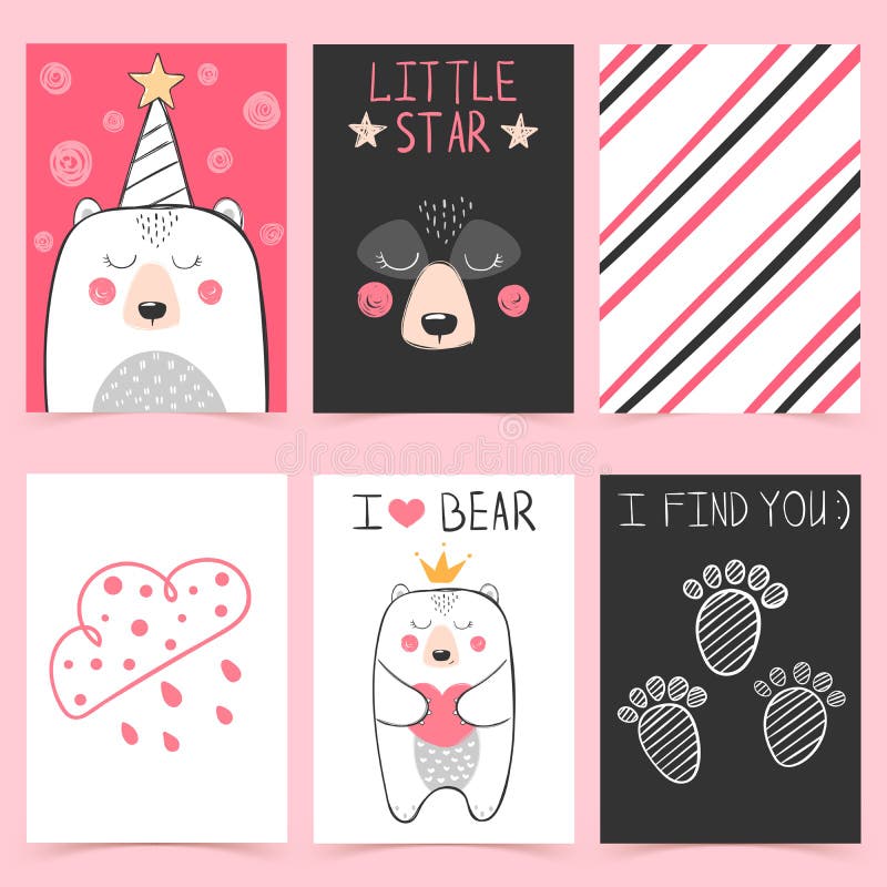 Cute Princess Bear - Cartoon Illustration. Stock Vector - Illustration ...