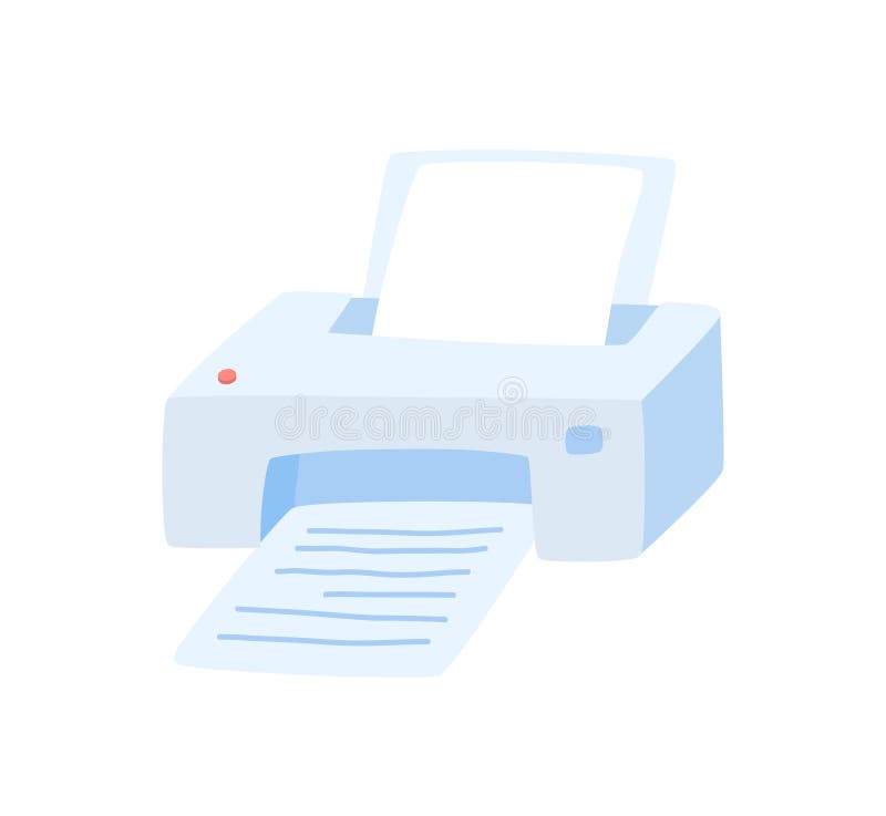 Cute Printer Stock Illustrations – 1,566 Cute Printer Stock ...