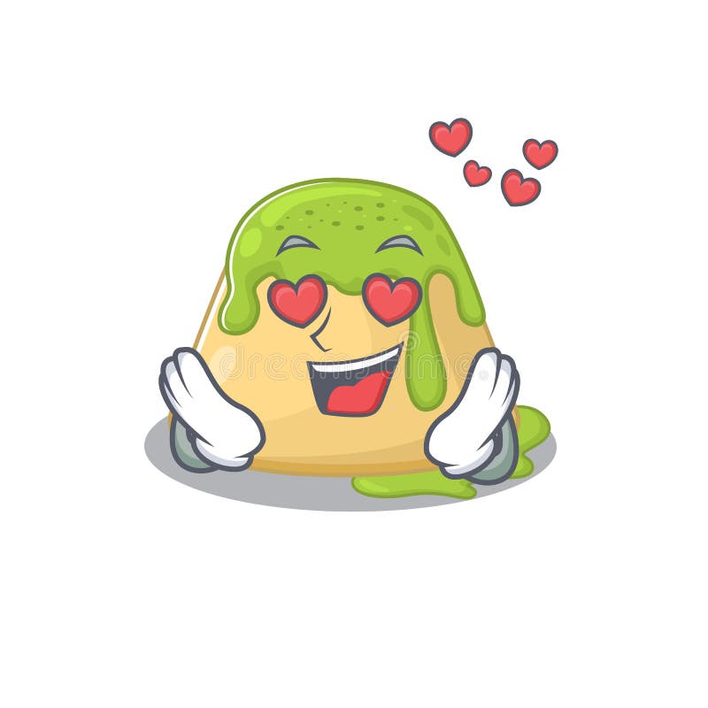 Cute Pudding Yummy Taste for You Stock Image - Illustration of ...