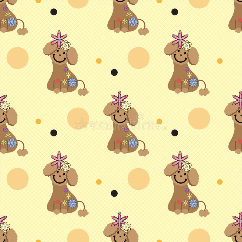 Cute Puddle Seamless Pattern Design Stock Illustration - Illustration ...