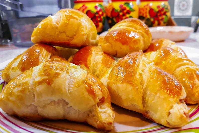 Cute Chocolate Chip Heart Buns Stock Photo - Image of snack, eating ...