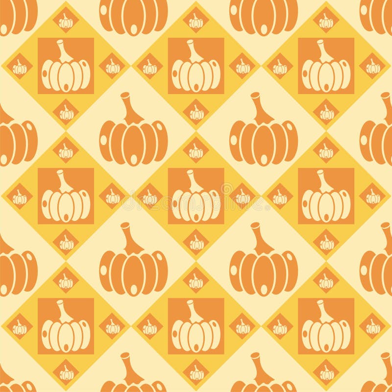 Cute pumpkins pattern stock vector. Illustration of stylish - 21542158