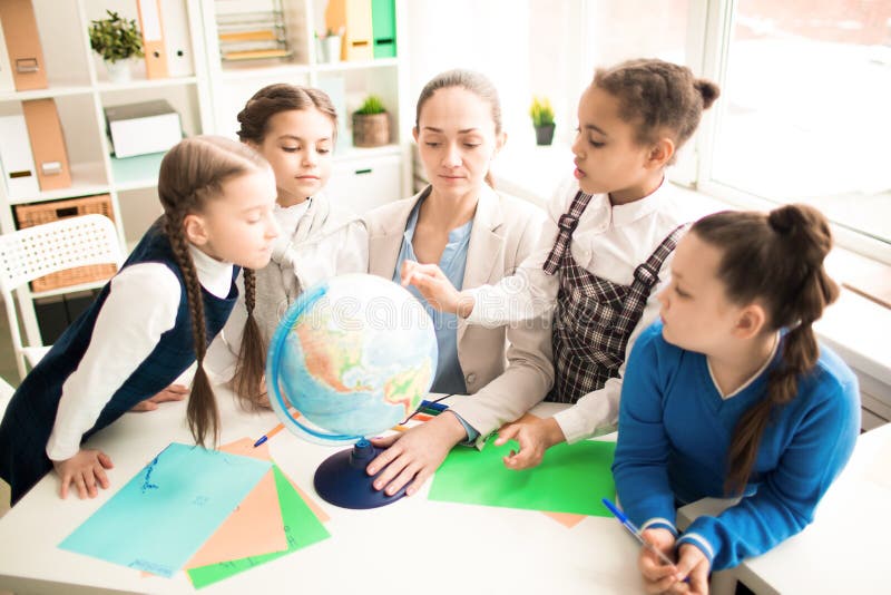 Geography lesson stock photo. Image of youth, class - 114028762