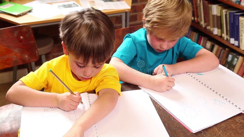 Pupil Taking Book from Shelf at the Library Stock Video - Video of ...