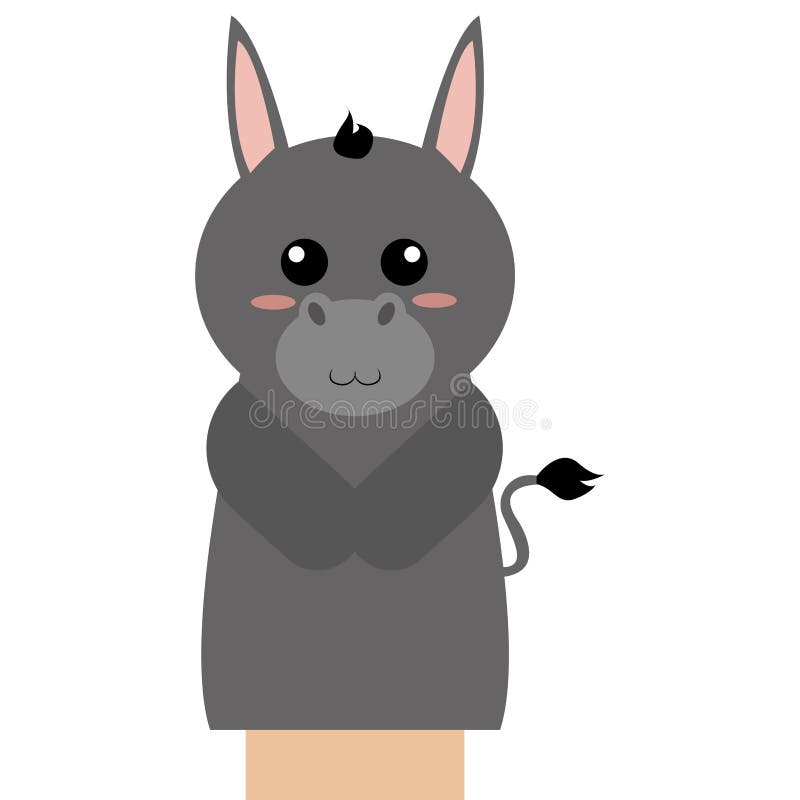 Cute puppet animal stock vector. Illustration of childhood - 105507361