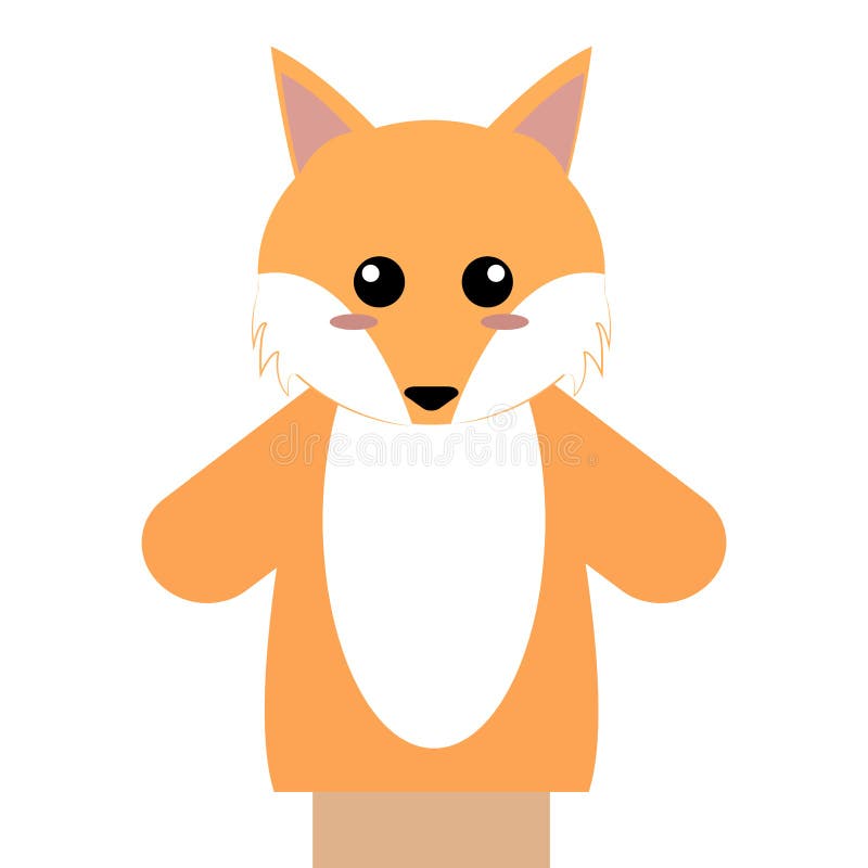 Cute puppet animal stock vector. Illustration of isolated - 105507268
