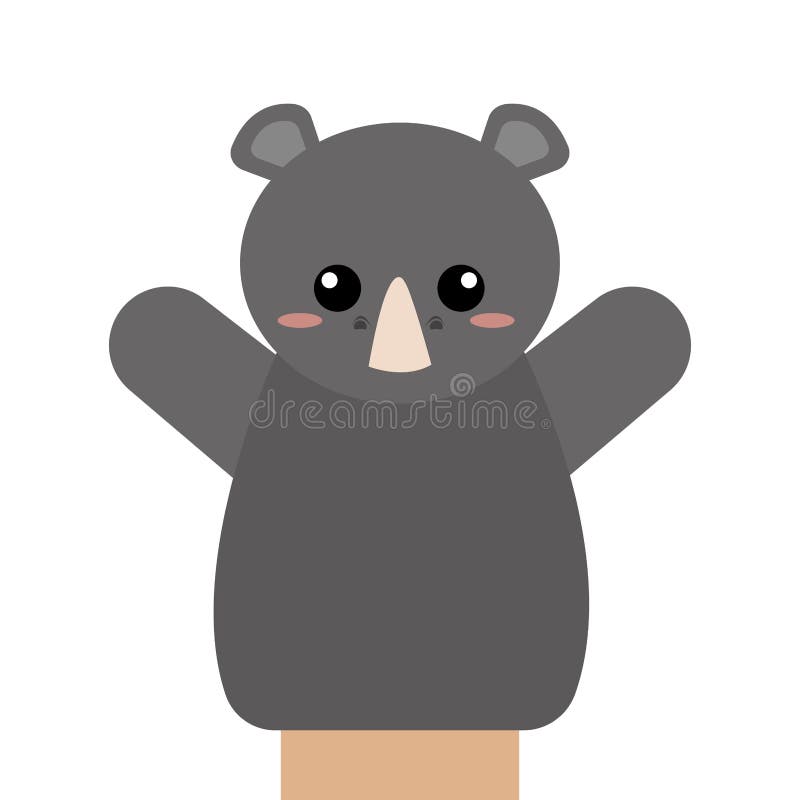 Cute puppet animal stock vector. Illustration of animal - 105507490