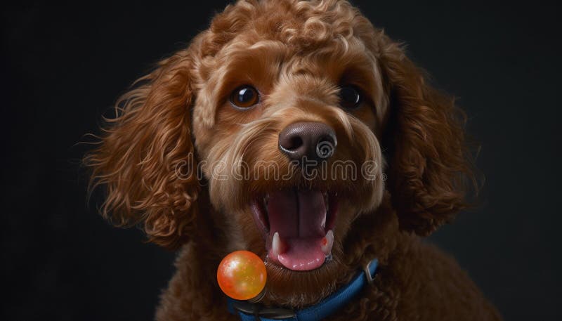 Cute Puppy Portrait, Close Up of Purebred Cocker Spaniel Looking at ...
