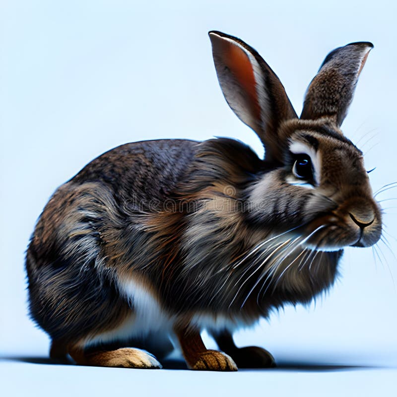 993 Cute Black Rabbit Ai Generated Stock Photos - Free & Royalty-Free ...