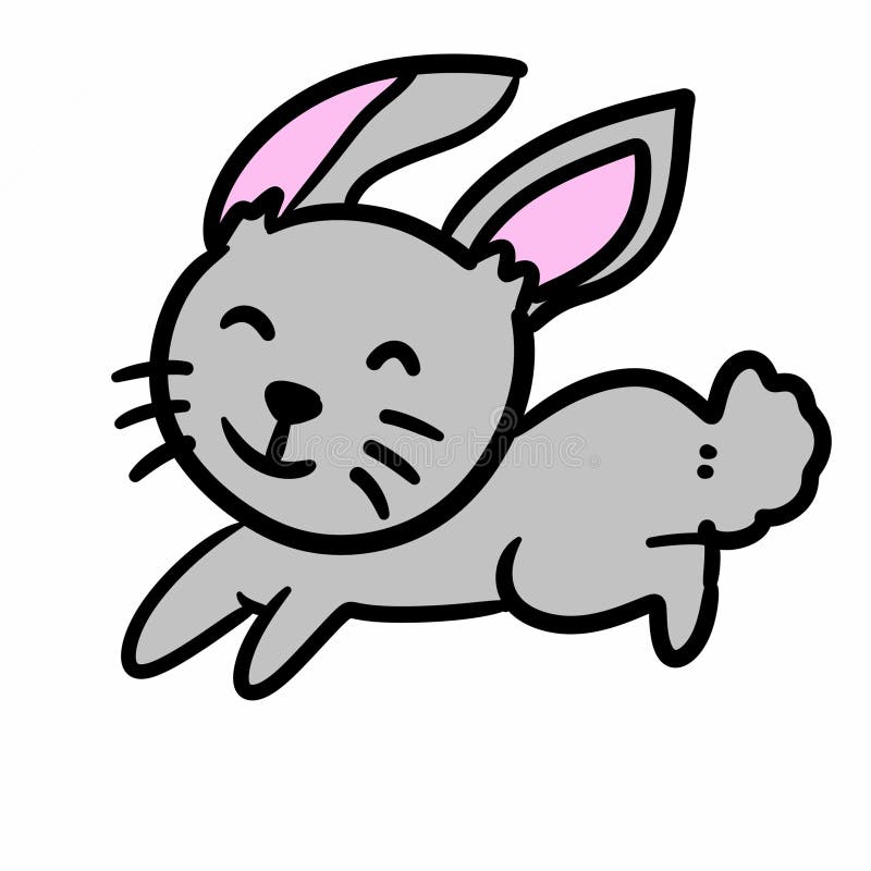A Cute Rabbit in the Park , AI Generated Stock Illustration ...