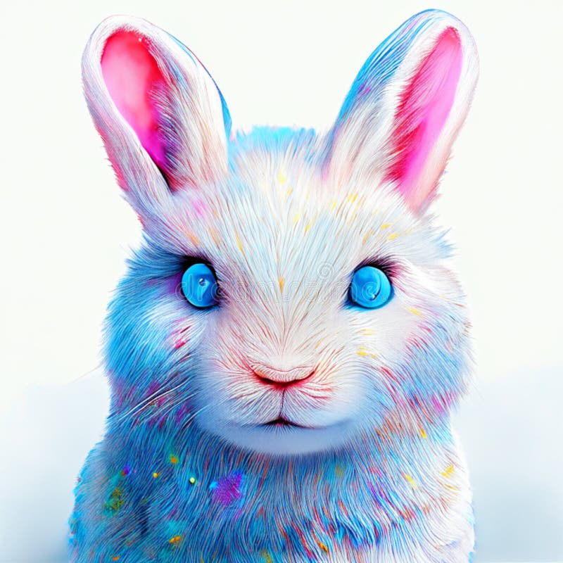 3D Rendering of a Cute Rabbit Floating on a Boat with a Full Moon AI ...