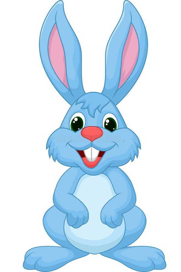 Blue Cartoon Rabbit Stock Illustrations – 21,453 Blue Cartoon Rabbit ...