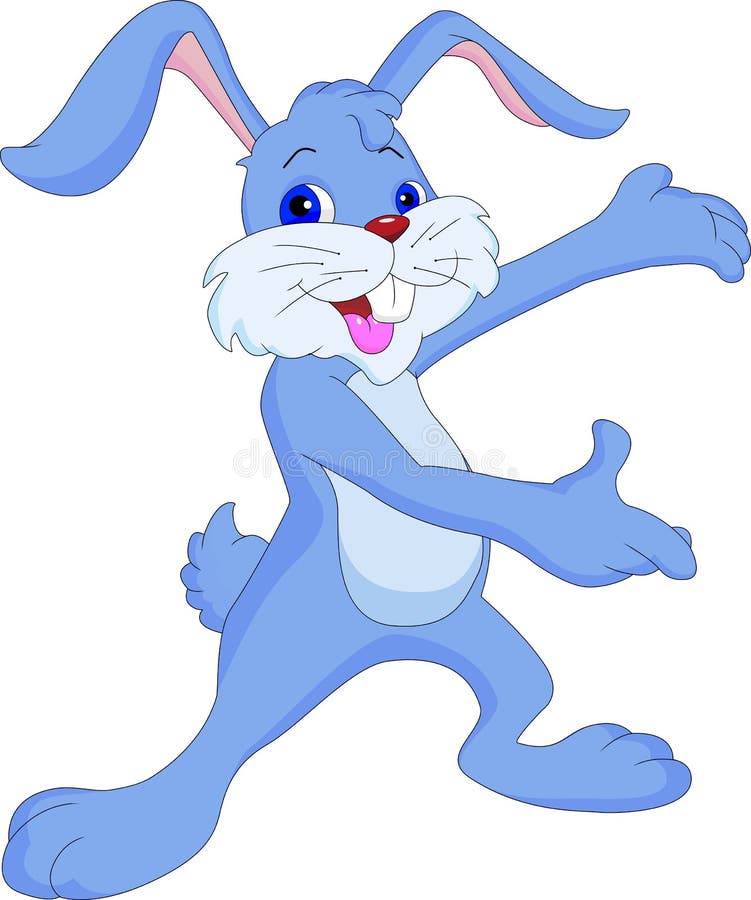 Cute rabbit cartoon stock vector. Illustration of creative - 43656066