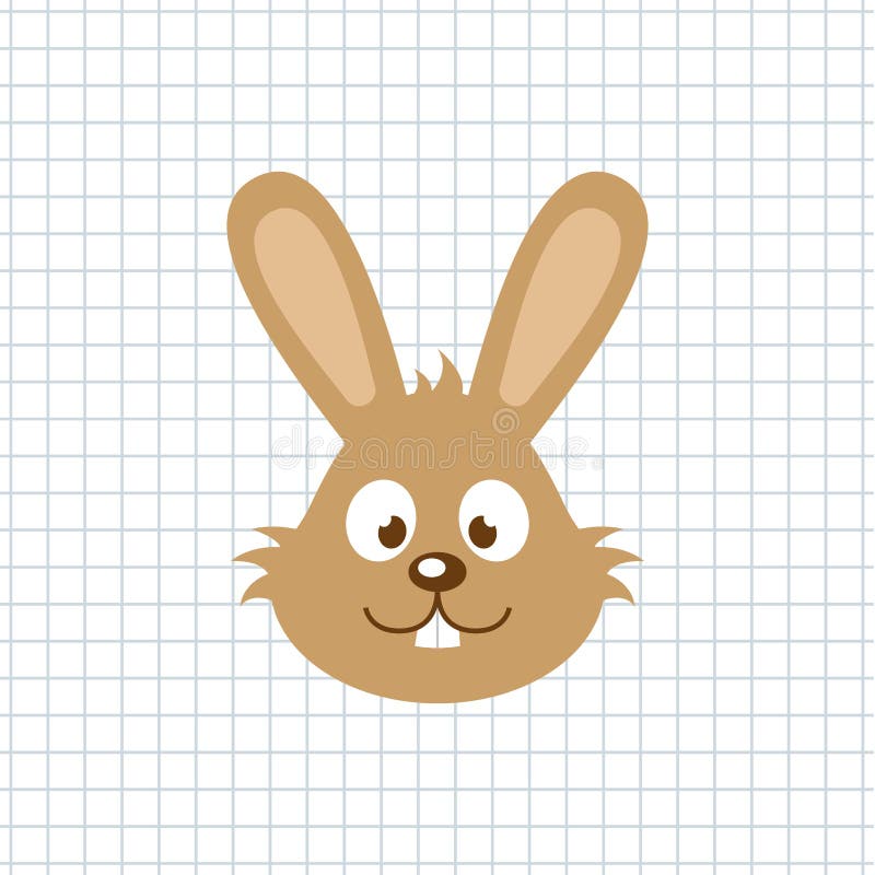Cute rabbit design stock illustration. Illustration of animal - 69626978