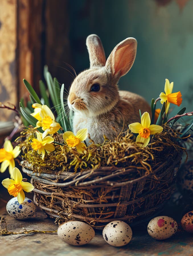 Easter rabbit stock photo. Image of traditional, rabbit - 12475024