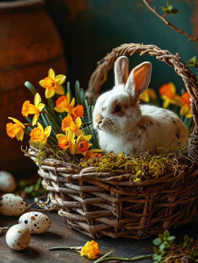 Easter rabbit stock photo. Image of traditional, rabbit - 12475024