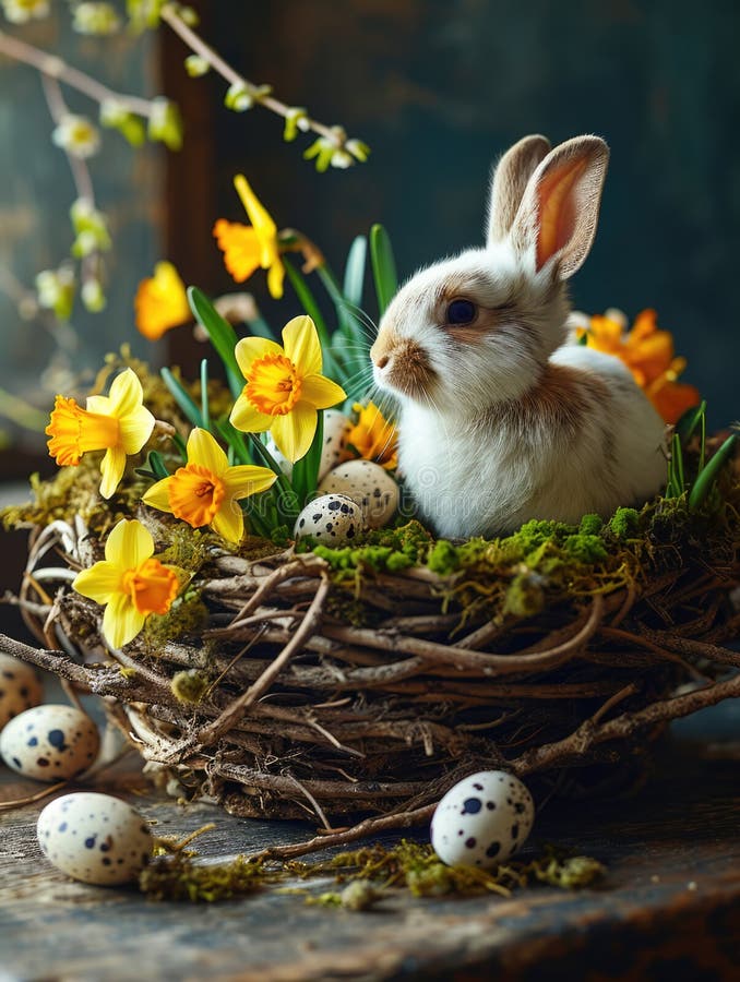 Easter rabbit stock photo. Image of traditional, rabbit - 12475024
