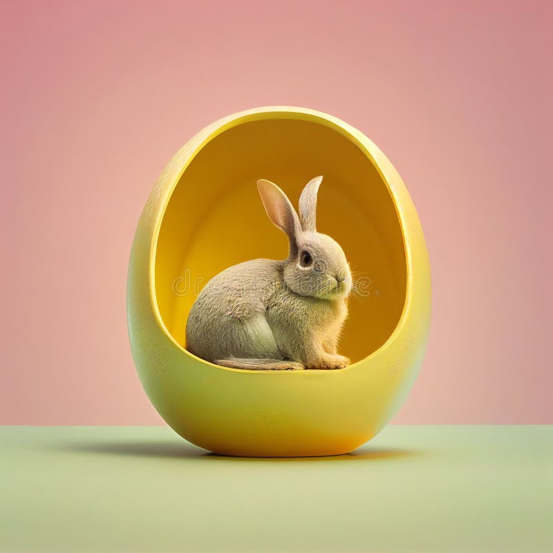 Rabbit Sitting Chair Stock Illustrations – 265 Rabbit Sitting Chair ...