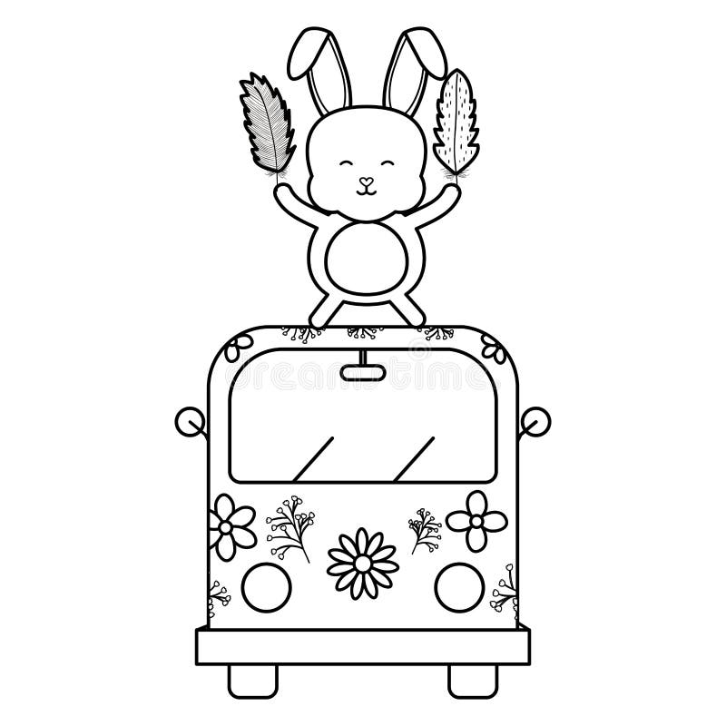 Rabbit Van Stock Illustrations – 72 Rabbit Van Stock Illustrations ...