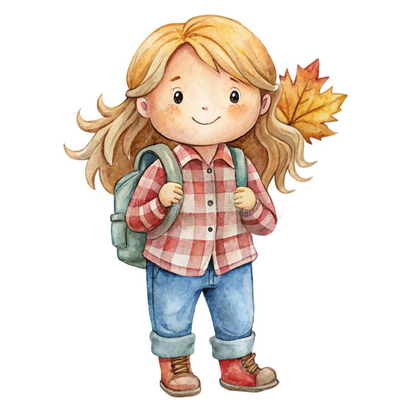 Cute Rag Doll Style International Students Stock Illustration ...